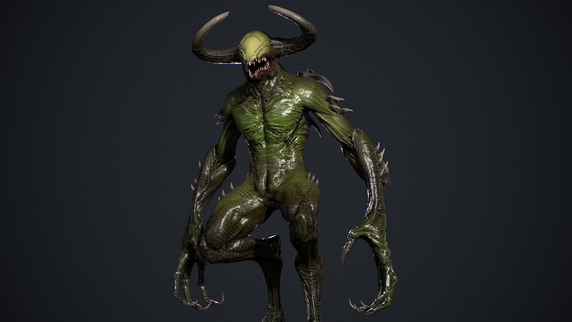 Faceless Demon 2 Model - TurboSquid 2093215