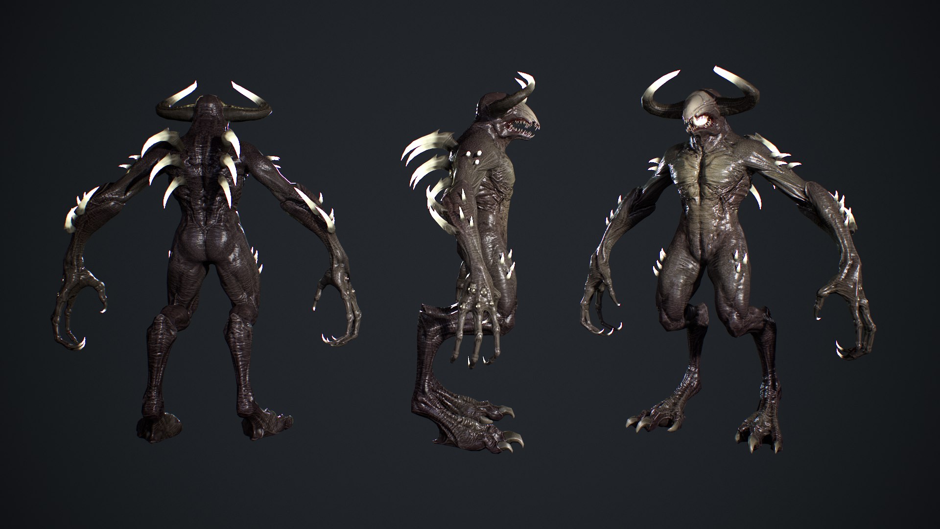 Faceless Demon 2 Model - TurboSquid 2093215