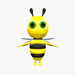 Cartoon Bee 3D Models for Download | TurboSquid