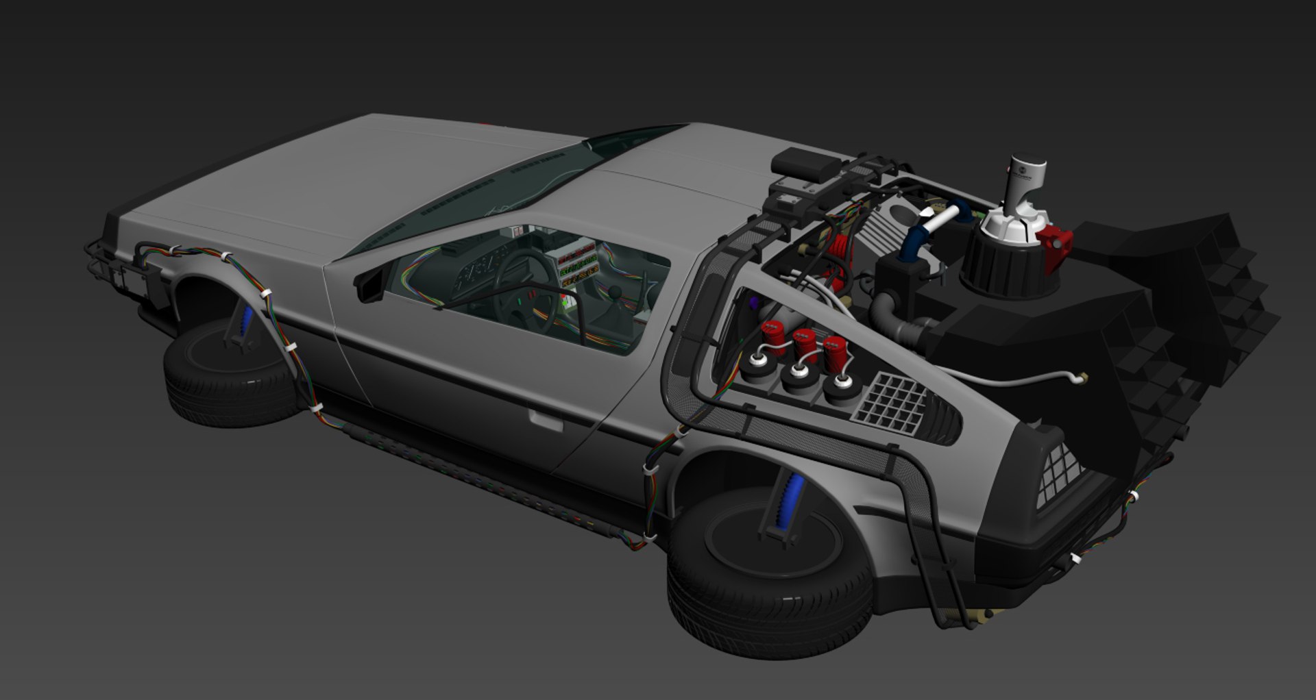 3D Model Delorean Time Machine Episode 2 - TurboSquid 2011669
