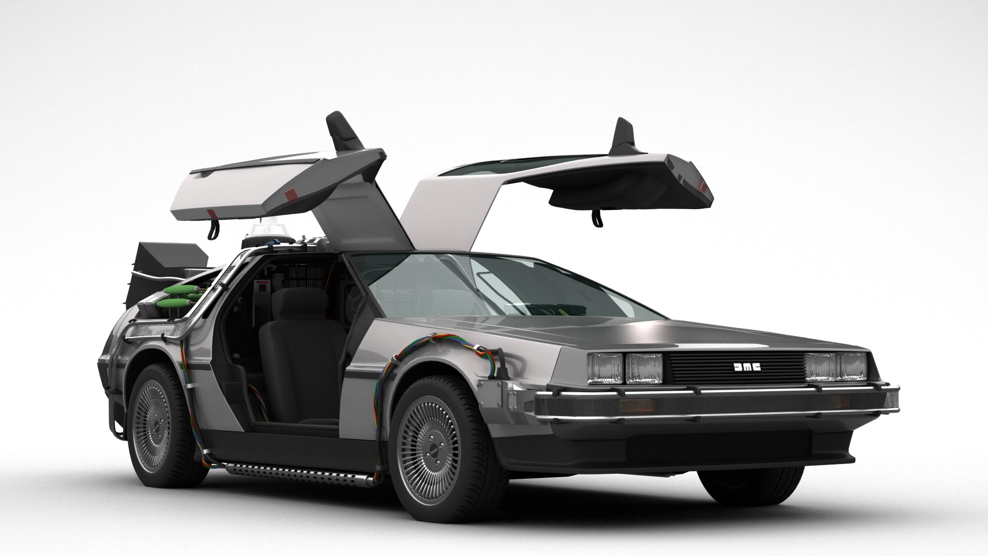 3D Model Delorean Time Machine Episode 2 - TurboSquid 2011669