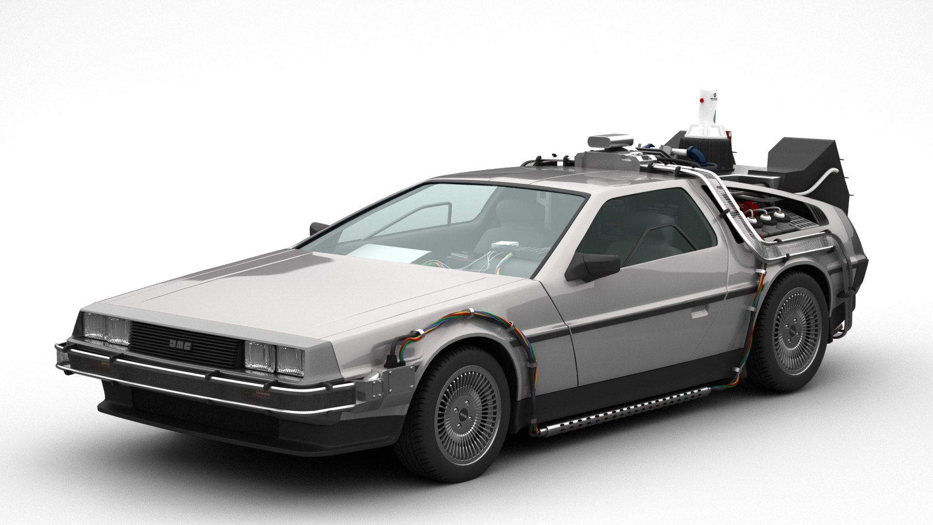 3D Model Delorean Time Machine Episode 2 - TurboSquid 2011669
