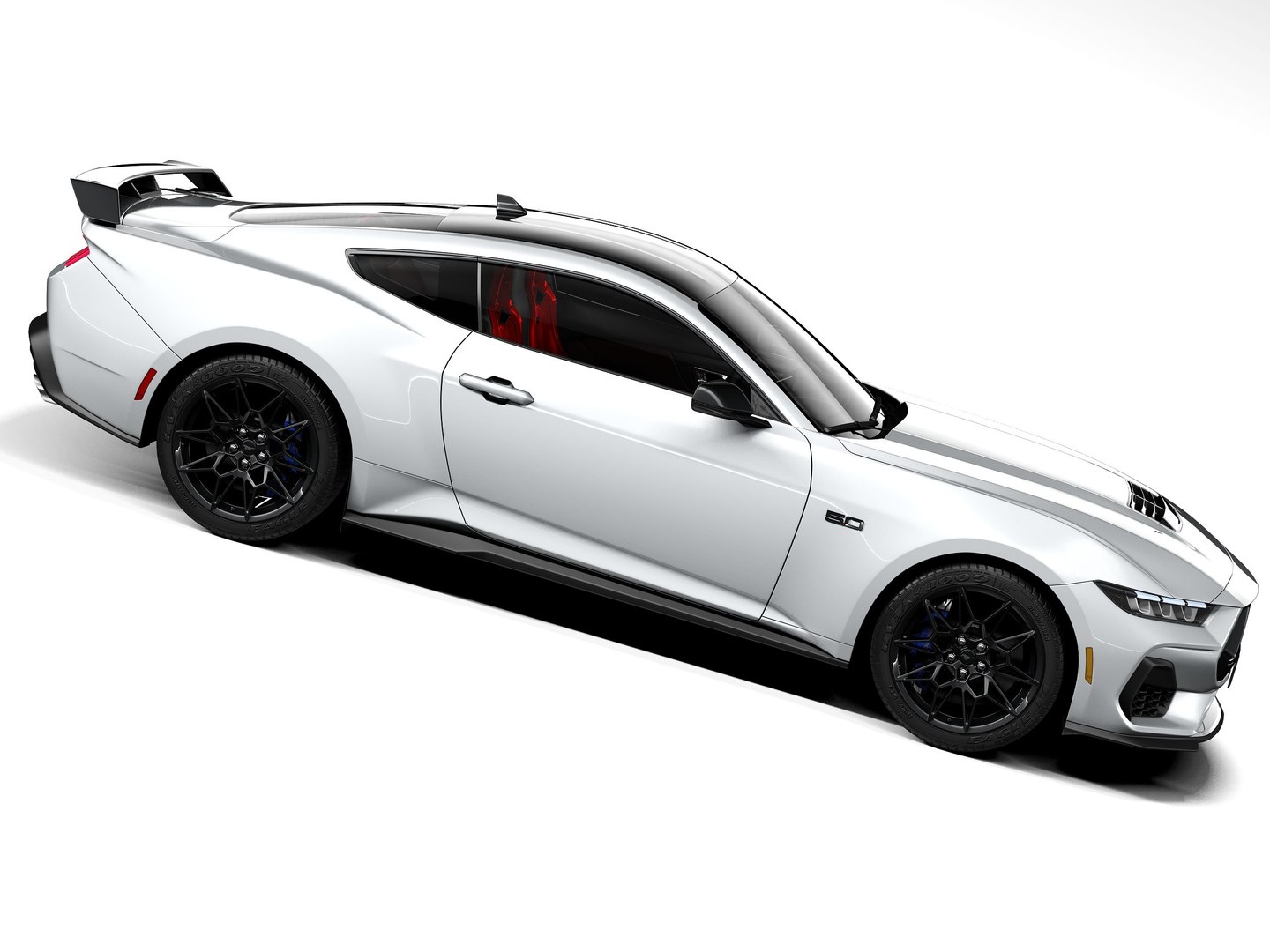Ford Mustang GT 2024 With Interior 3D Model - TurboSquid 2224192