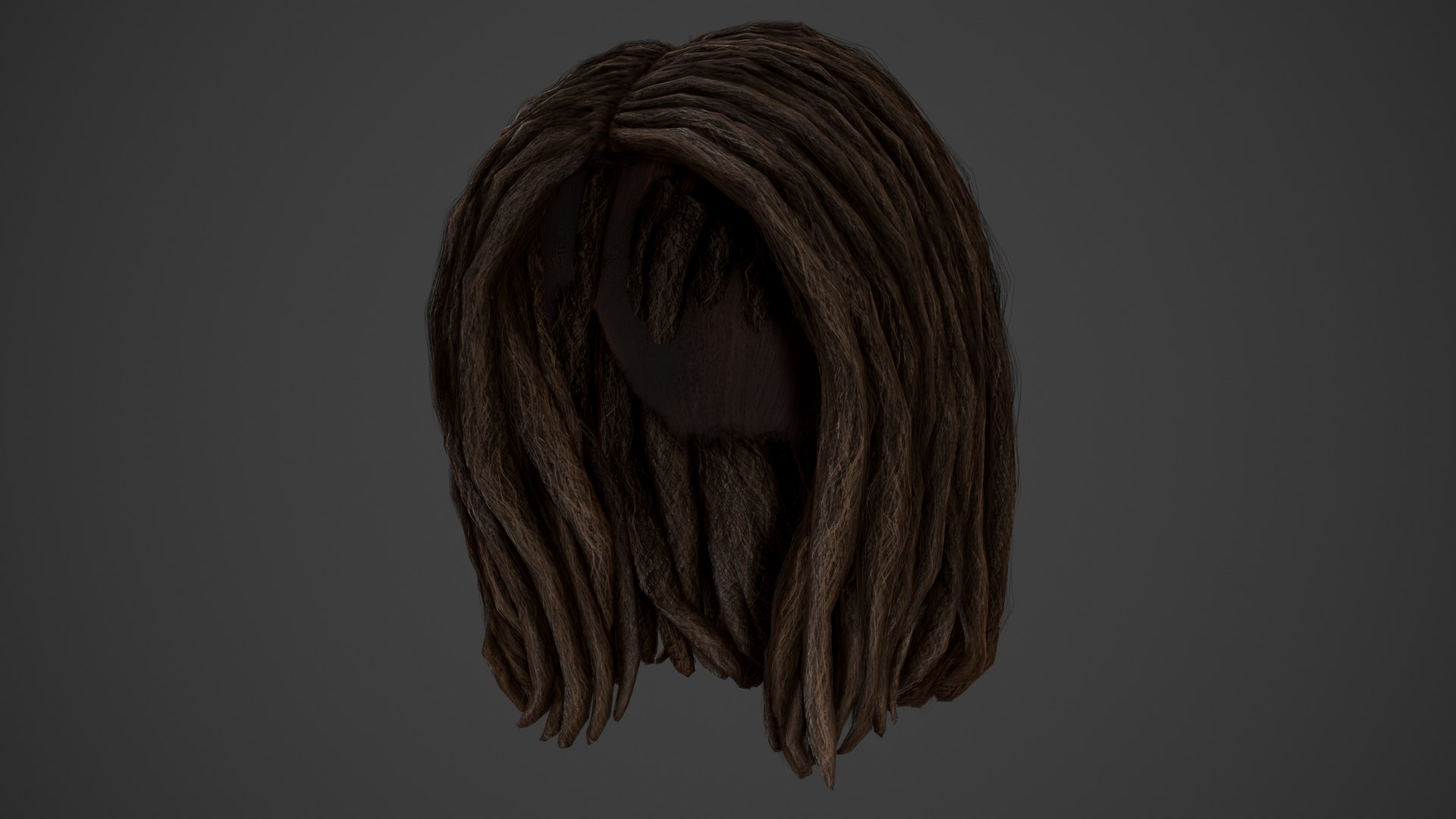 3D Male Hair Cards Style 10 - Dreadlocks 3 - TurboSquid 1983490