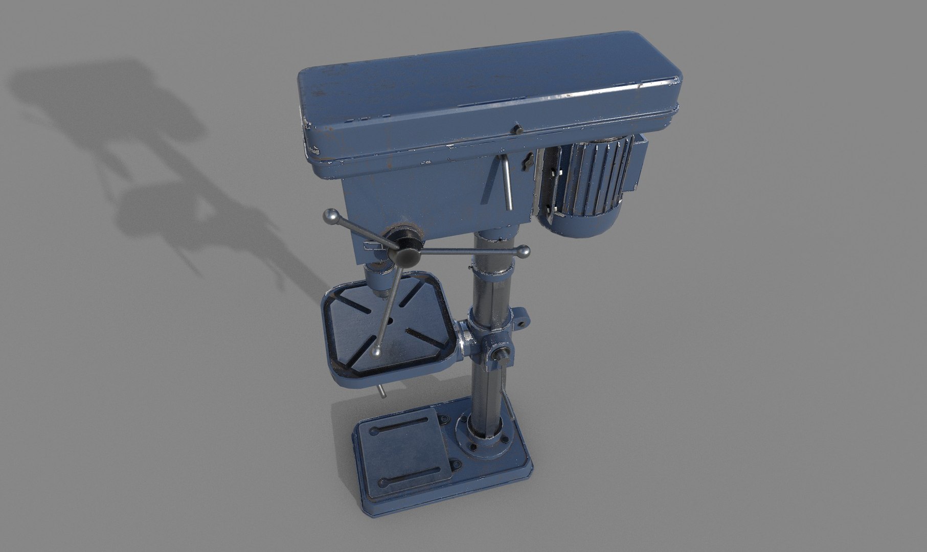 3D VERTICAL DRILL MACHINE TOOL Low-poly 3D Model Model - TurboSquid 1987564