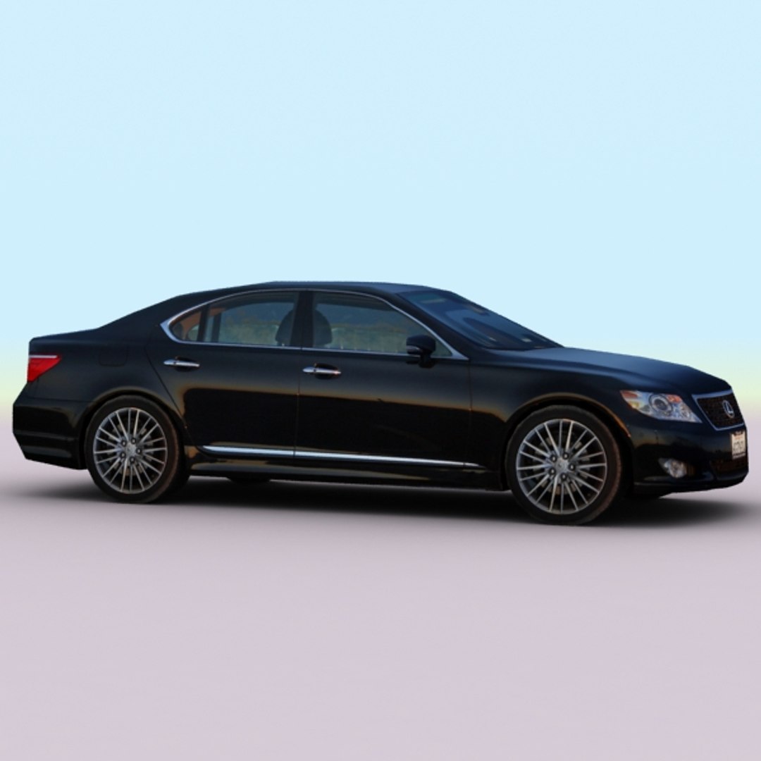 3d Model 2010 Lexus Ls 460