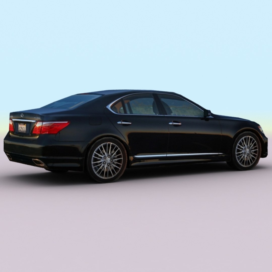 3d Model 2010 Lexus Ls 460