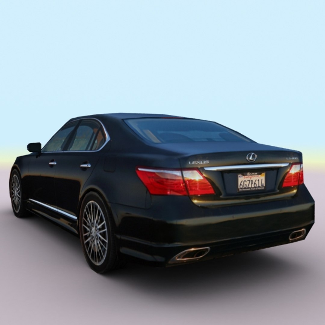 3d Model 2010 Lexus Ls 460