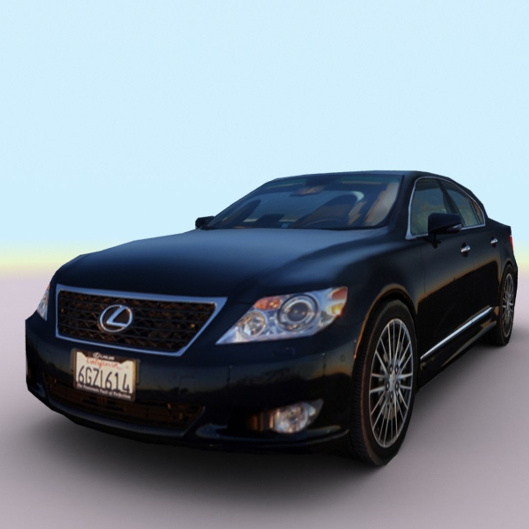 3d Model 2010 Lexus Ls 460