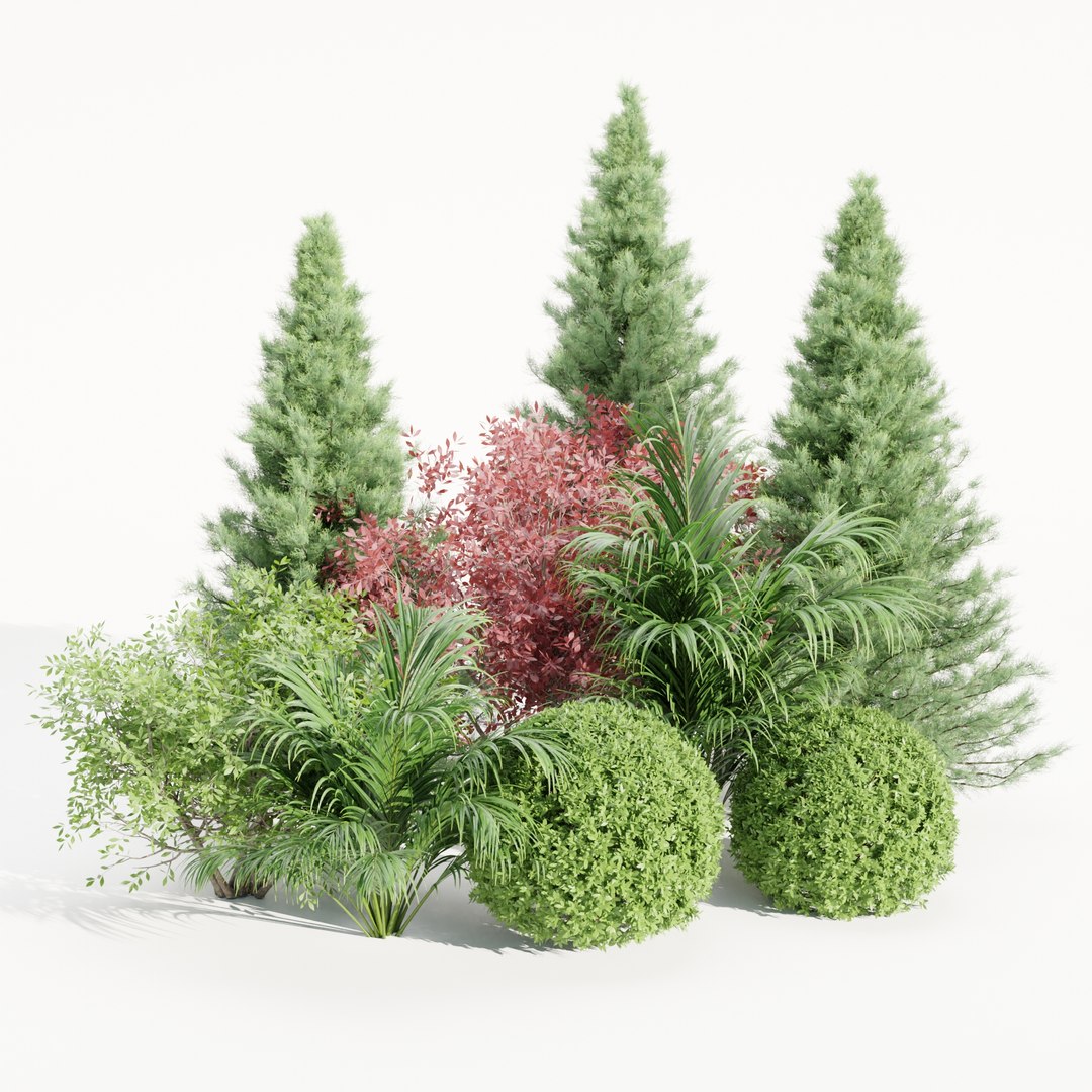 Garden collection vol 196-Blender-3dmodel 3D - TurboSquid 2173385