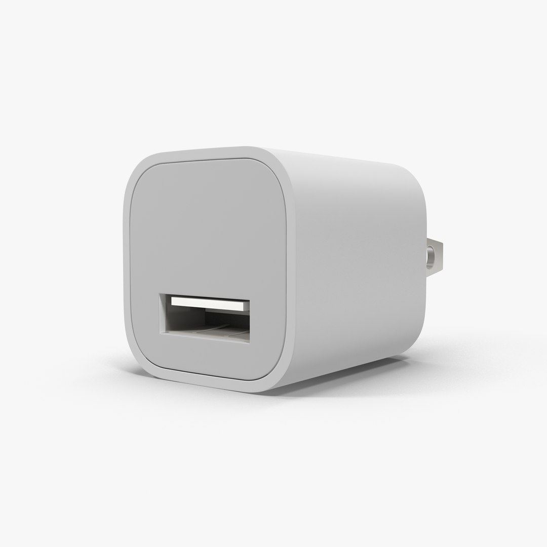 Apple 5w Usb Power 3d Model