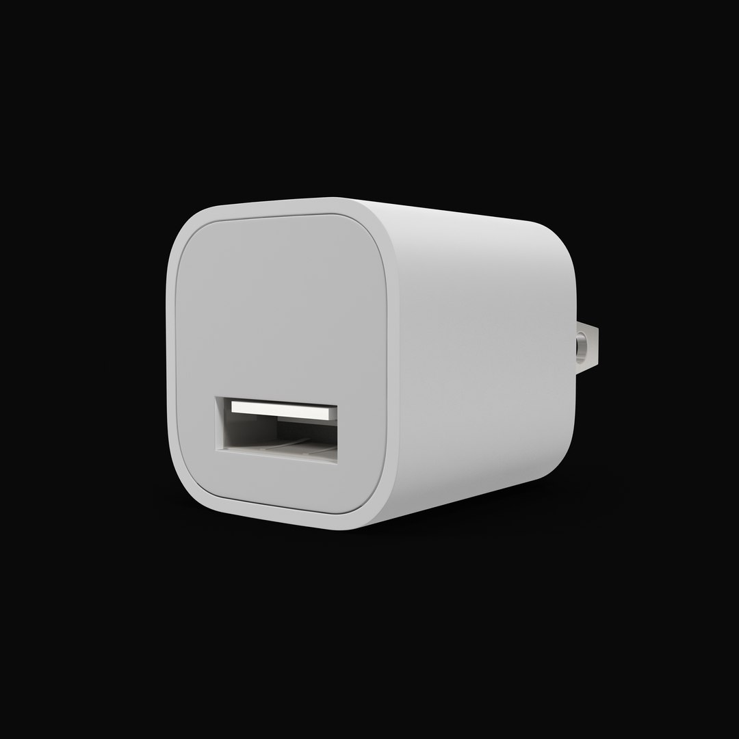 Apple 5w Usb Power 3d Model