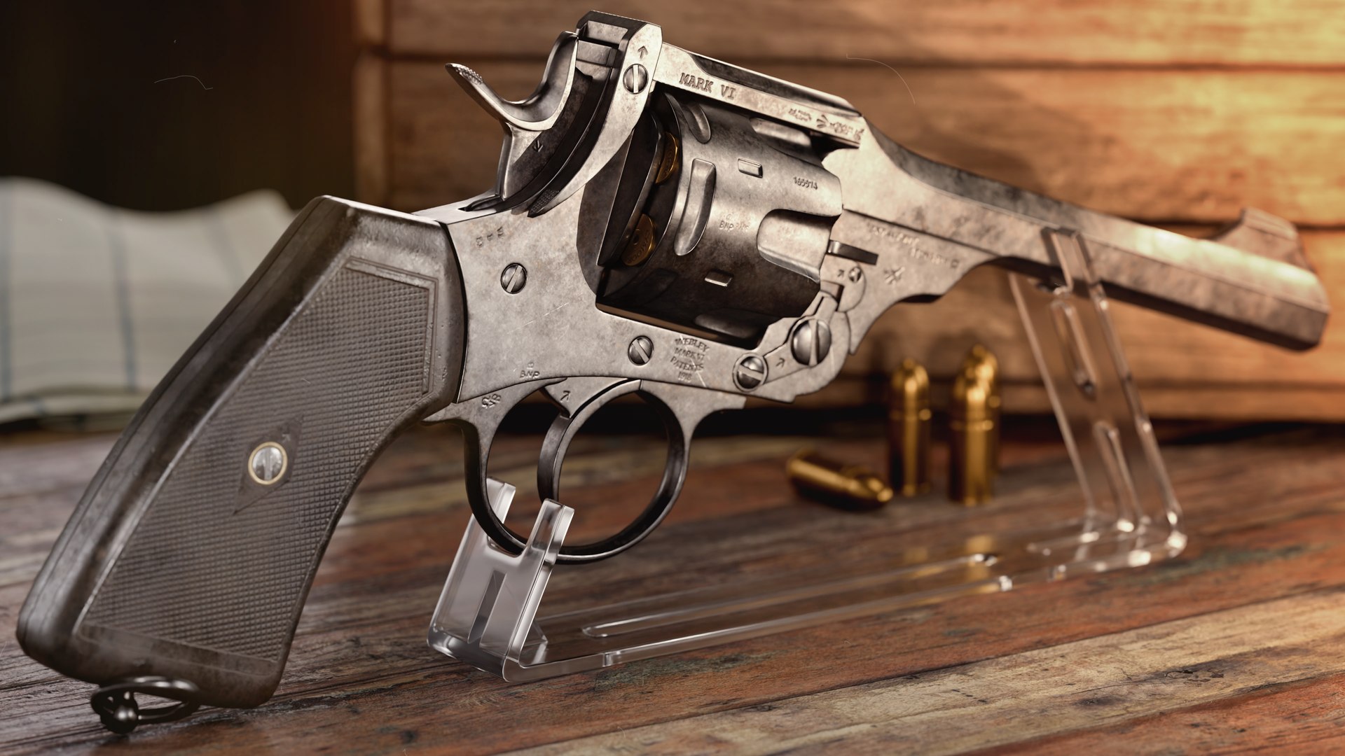 3D Webley Revolver 3D Model - TurboSquid 2321347