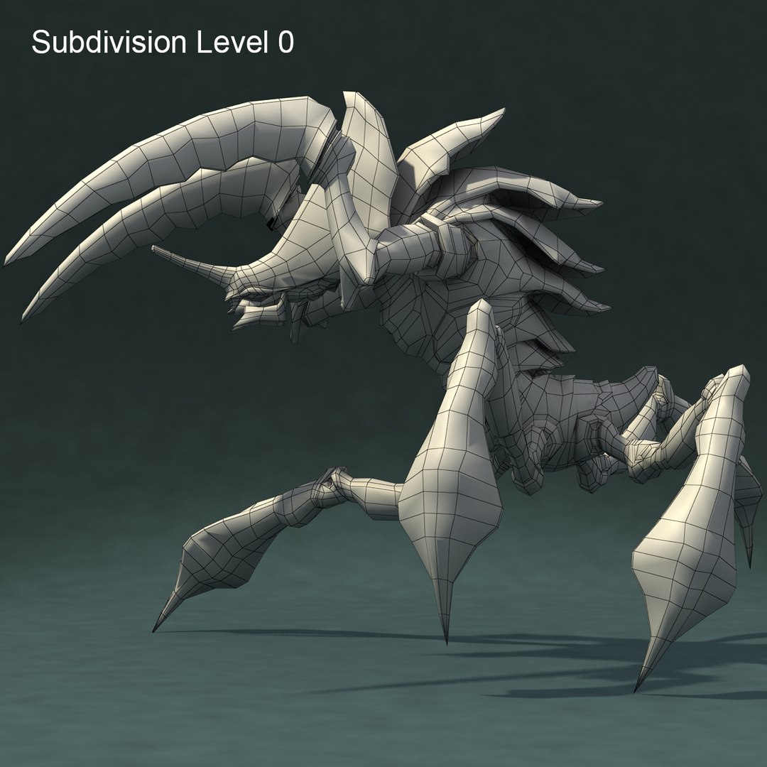 3d alien bug rigging animation