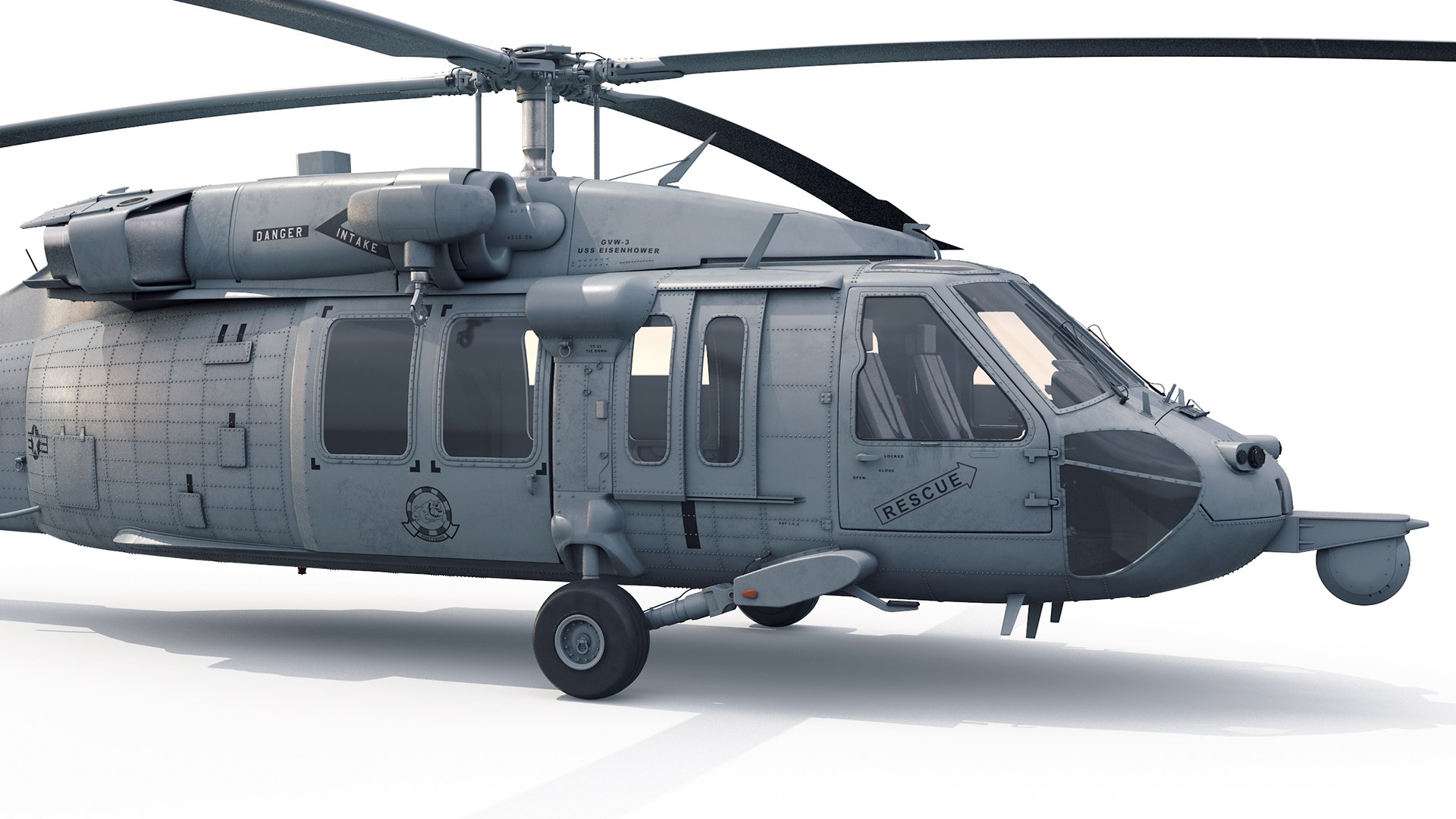 MH-60S With Cockpit 3D - TurboSquid 2238948