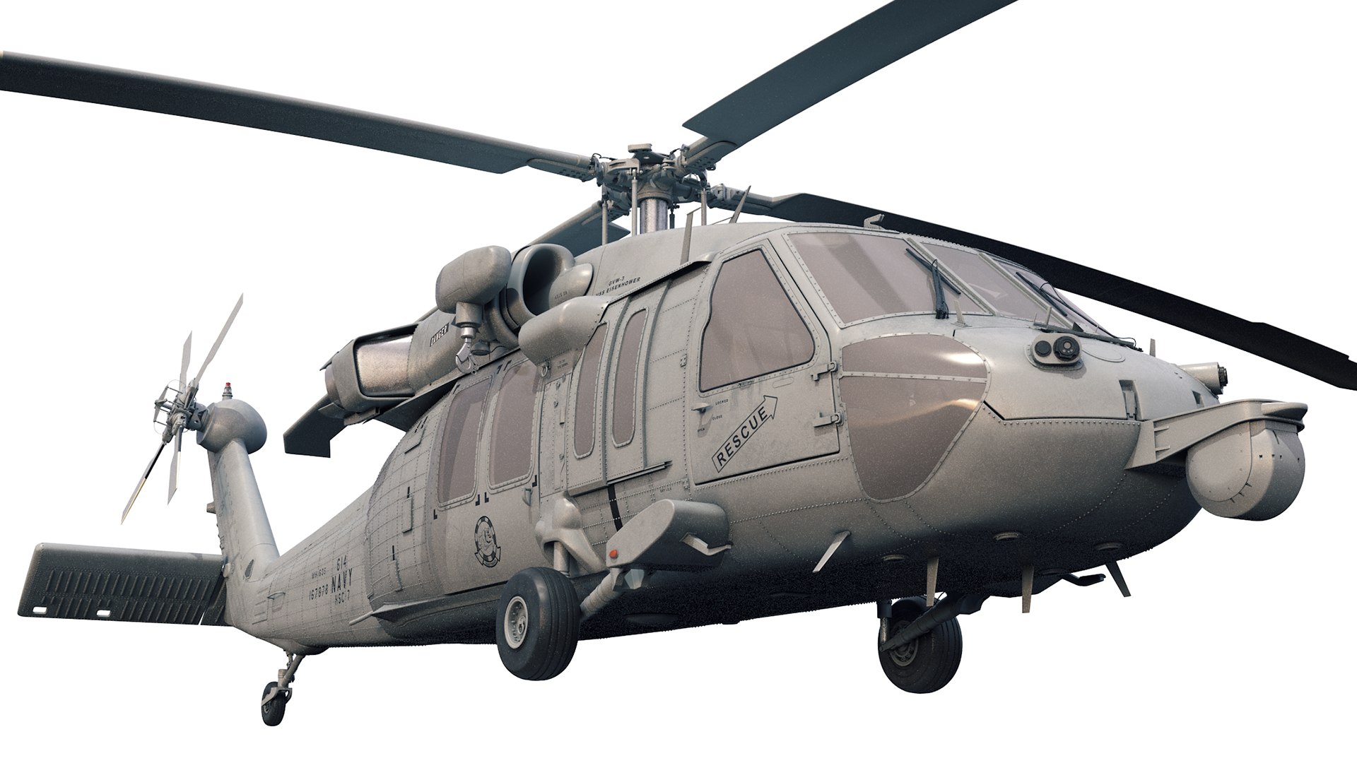 MH-60S With Cockpit 3D - TurboSquid 2238948