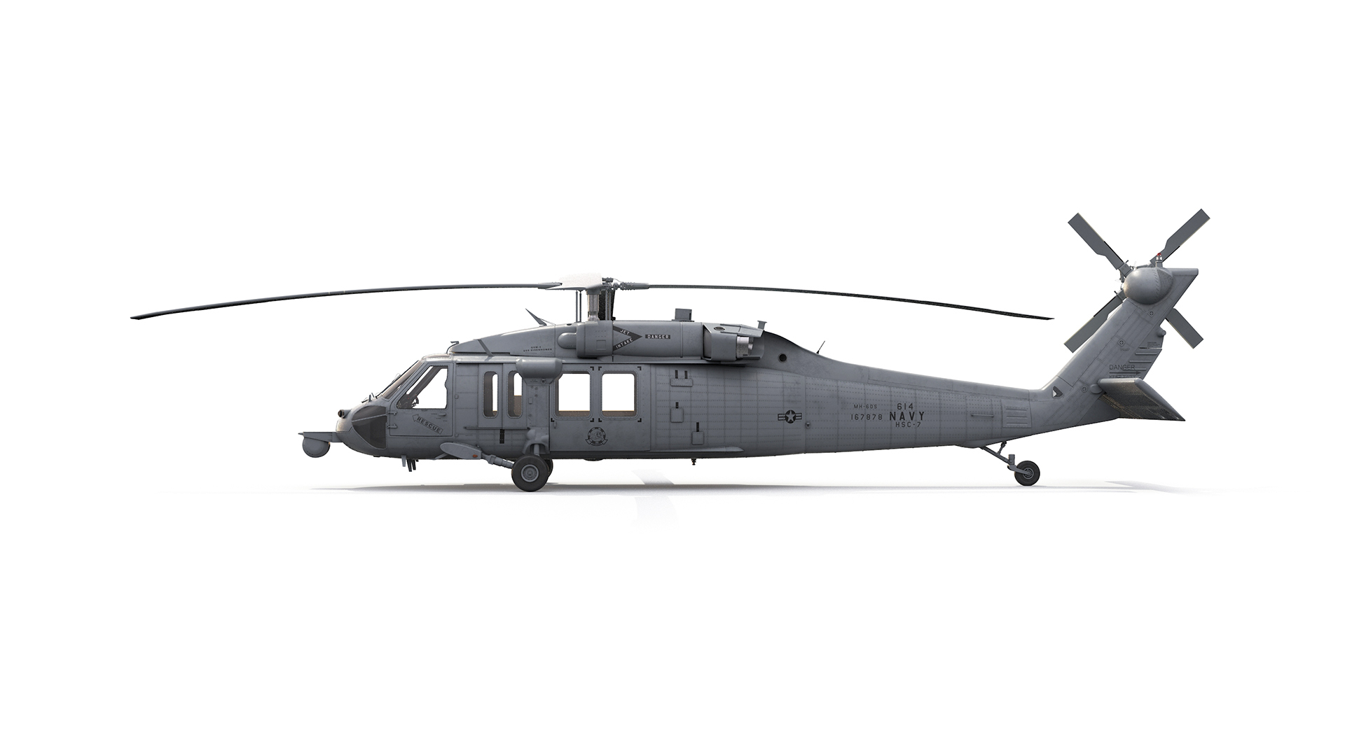 MH-60S With Cockpit 3D - TurboSquid 2238948