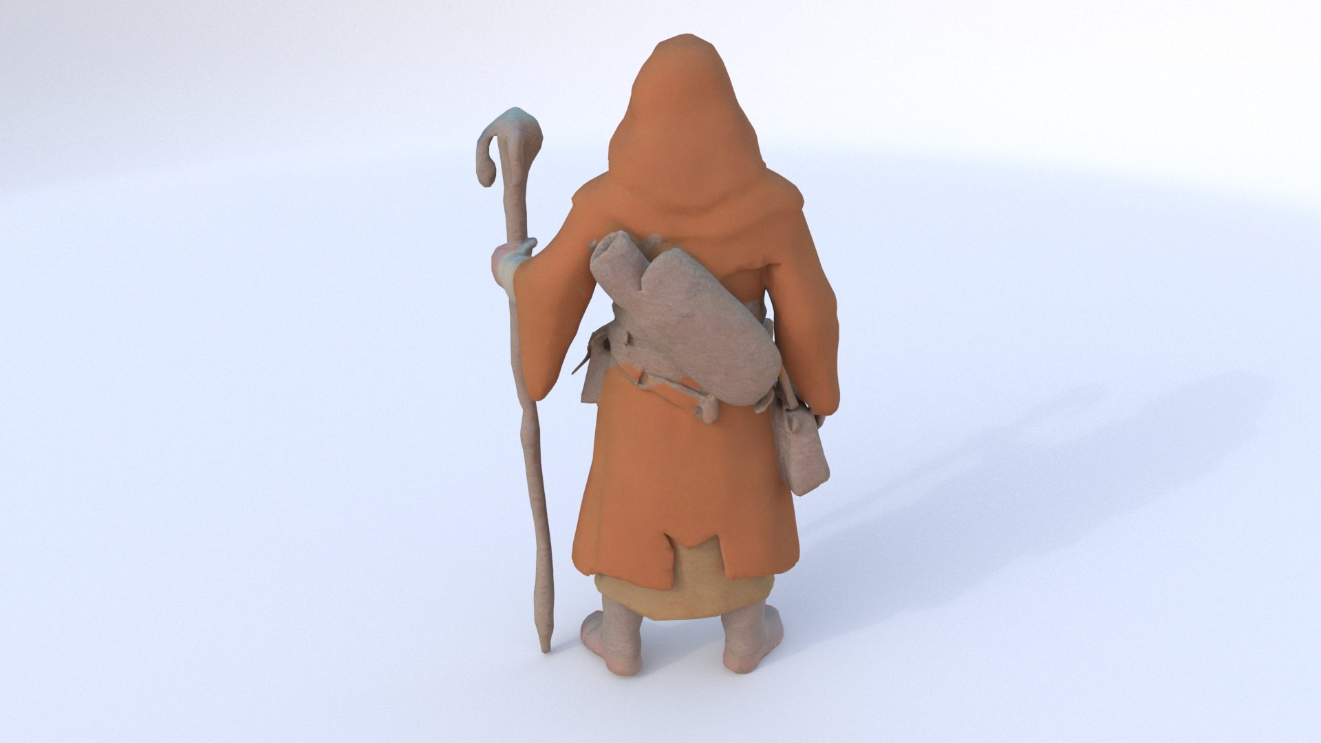 3D Wandering Monk Model - TurboSquid 2328787
