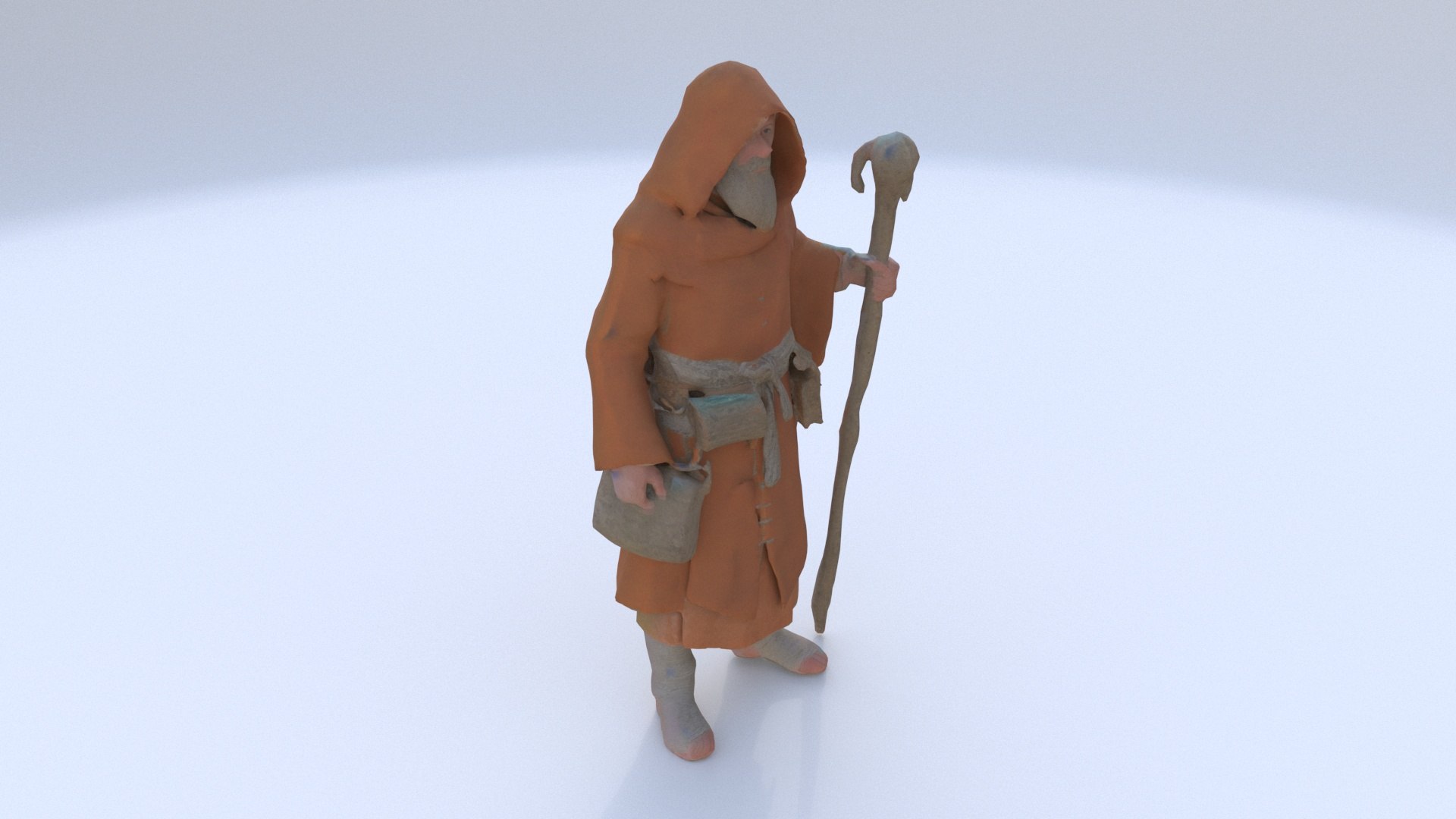 3D Wandering Monk Model - TurboSquid 2328787