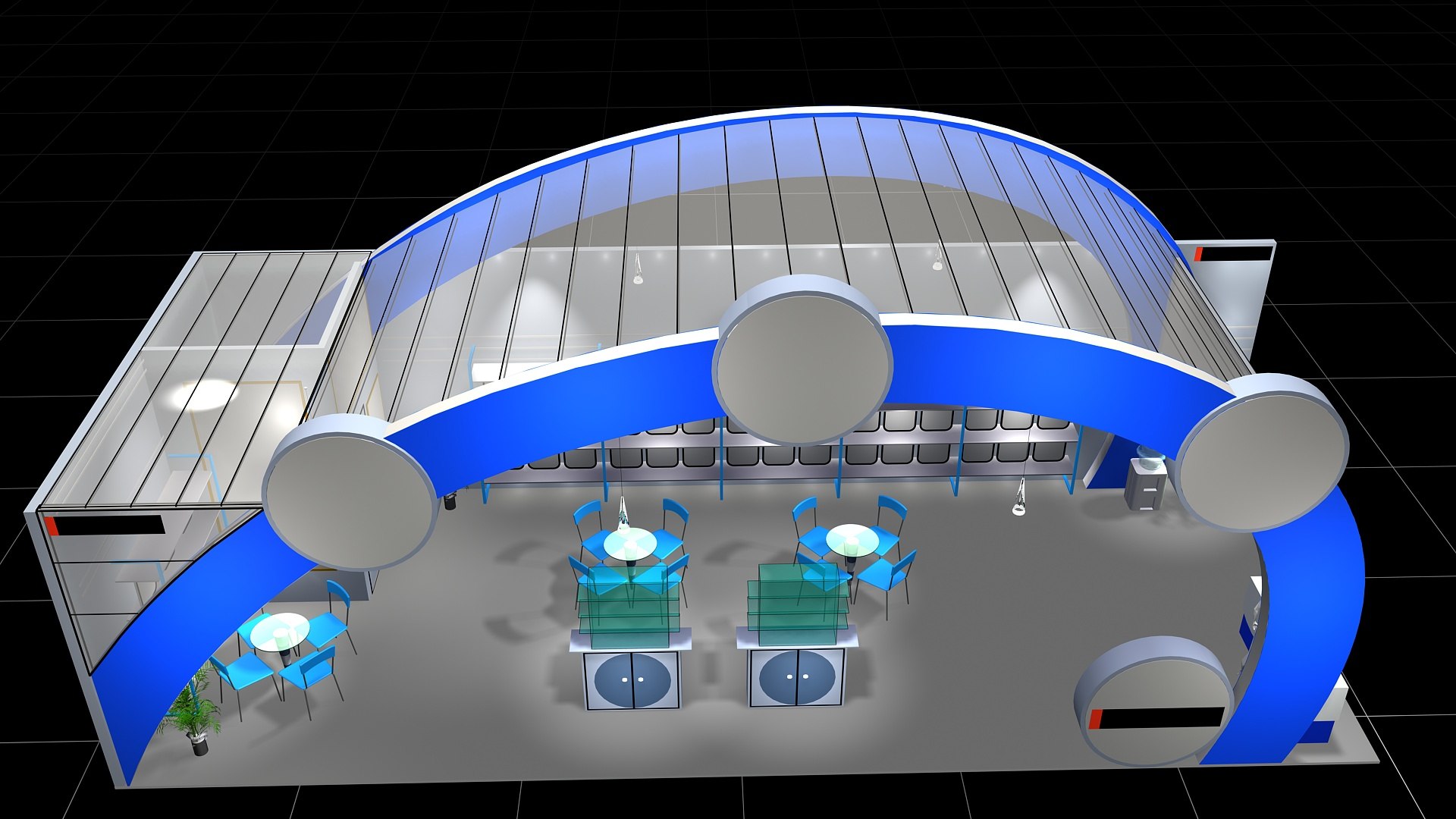 2 Side Open Stand 3D Model - TurboSquid 1995161