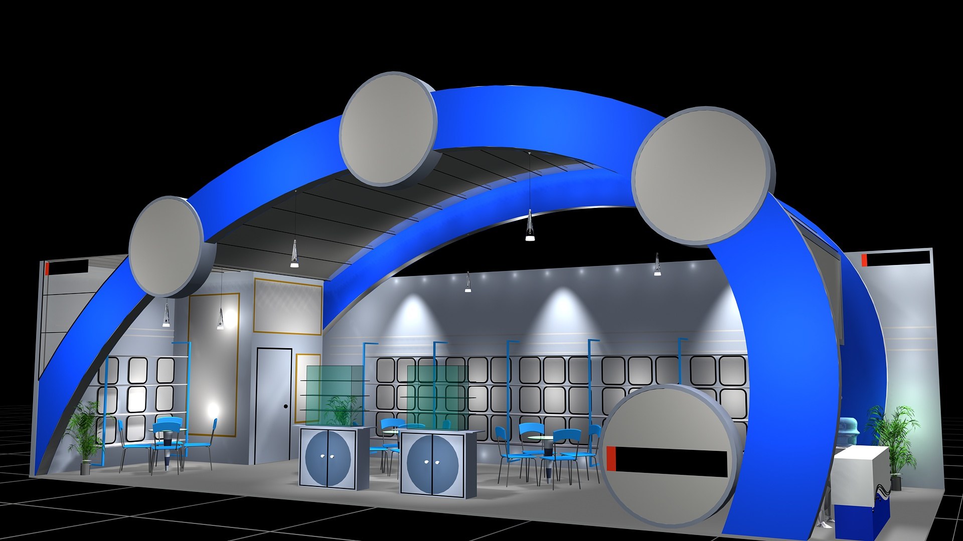 2 Side Open Stand 3D Model - TurboSquid 1995161