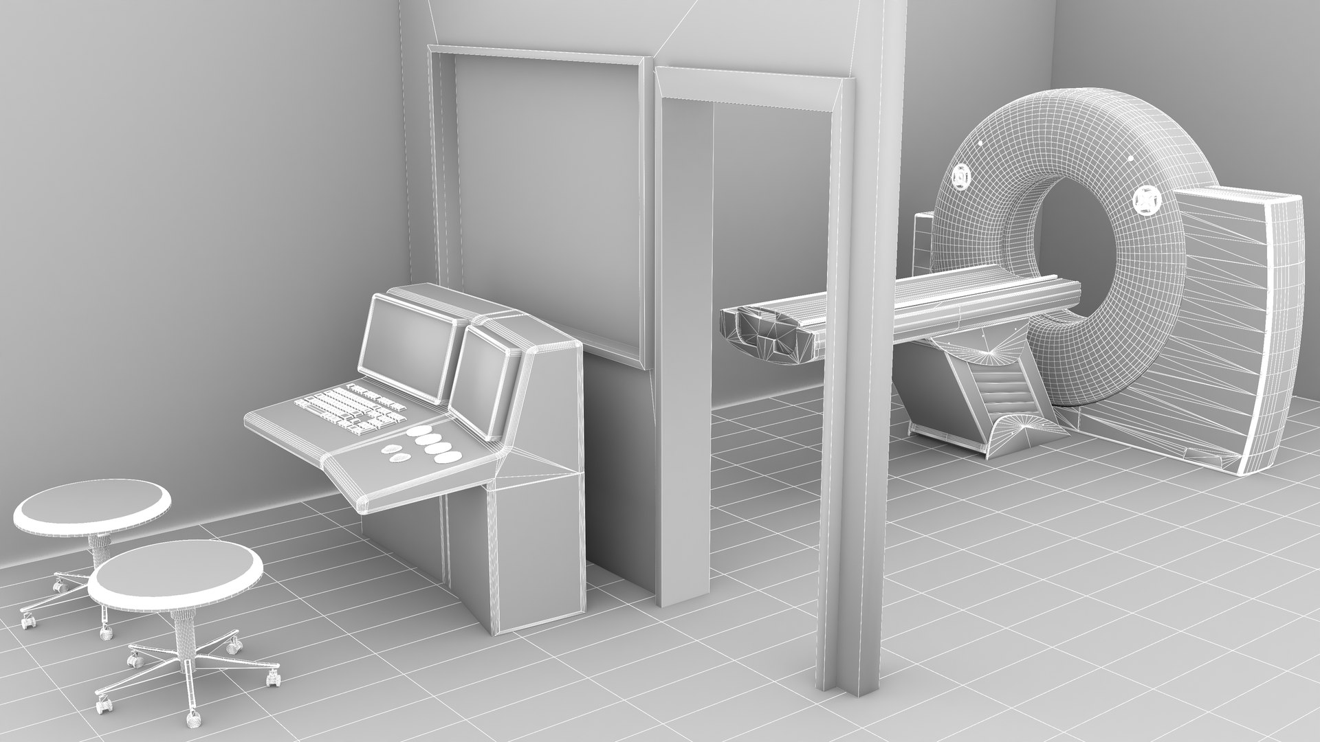 MRI Unit 3D Model - TurboSquid 1927172