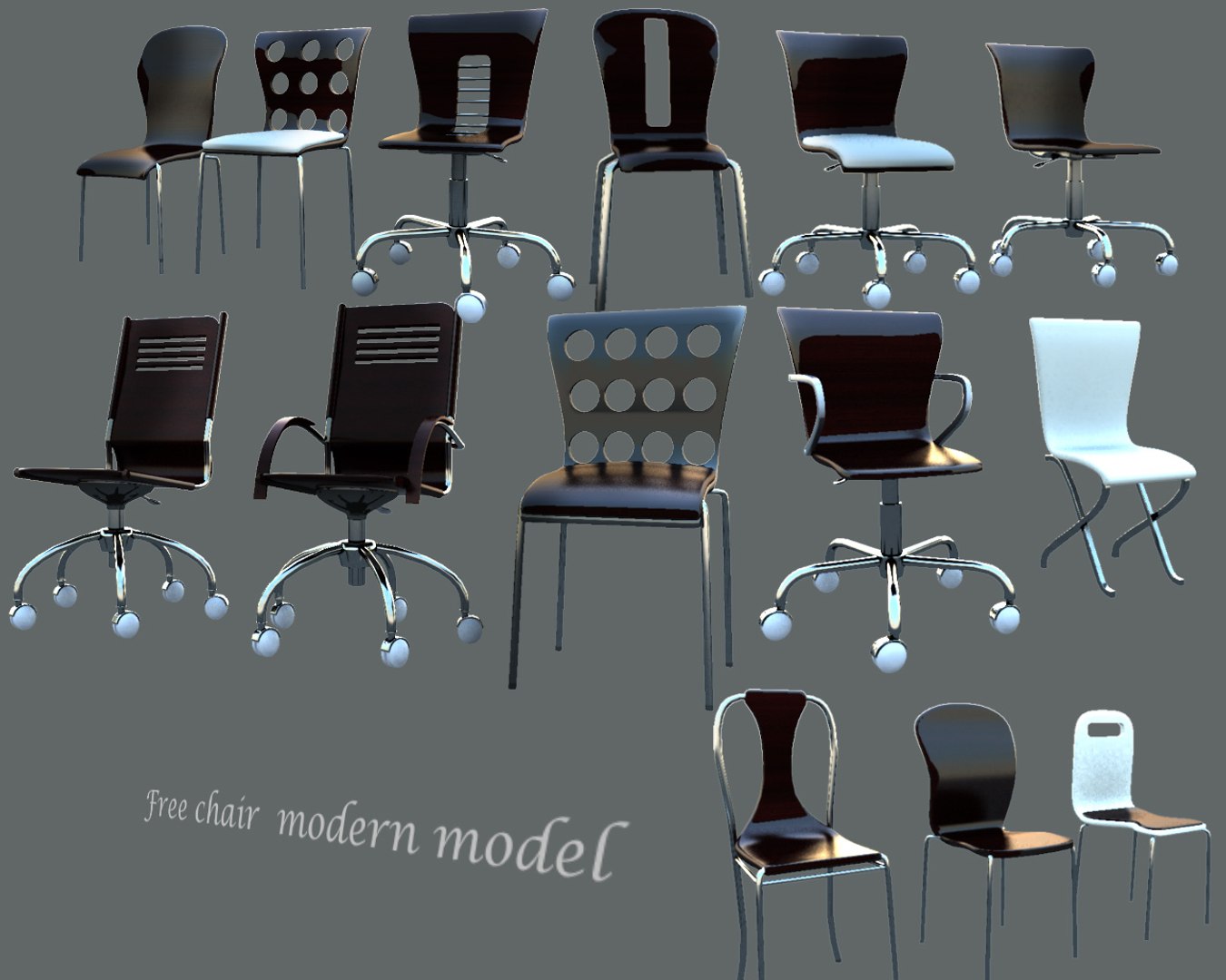 3d Computer Table Set 15