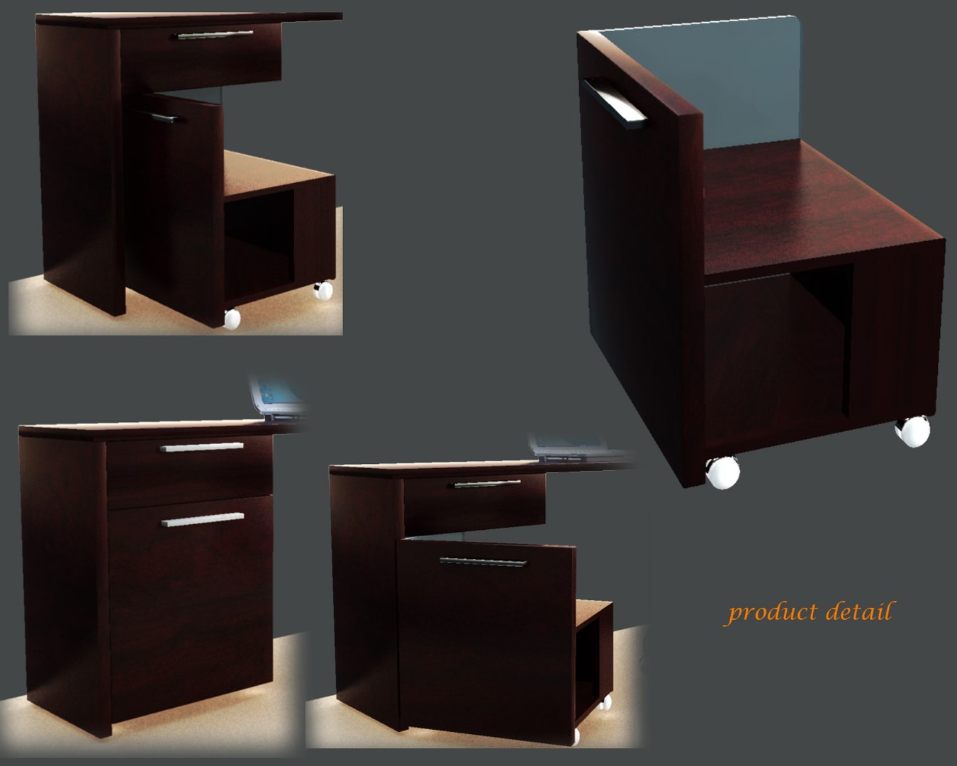 3d Computer Table Set 15