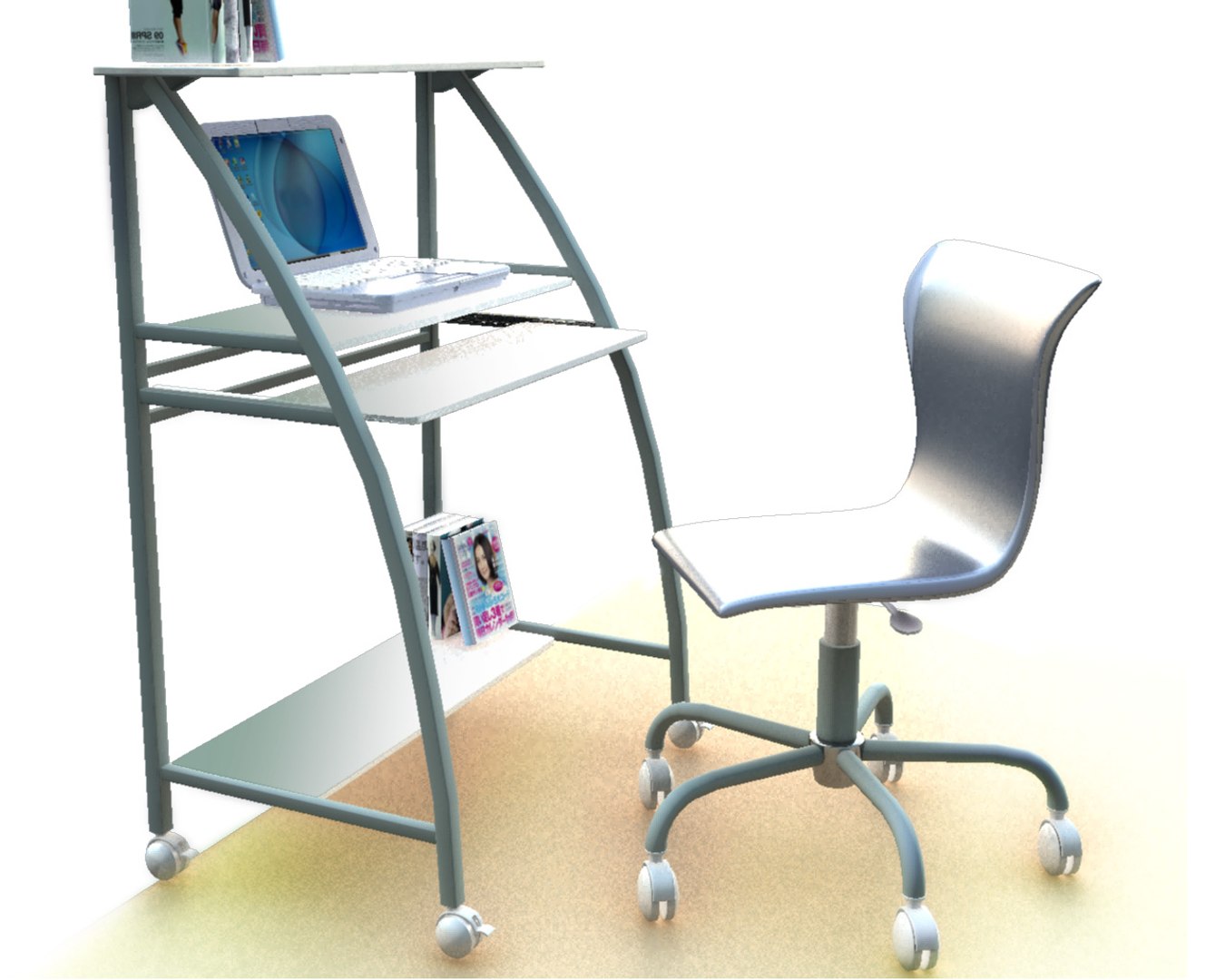 3d Computer Table Set 15