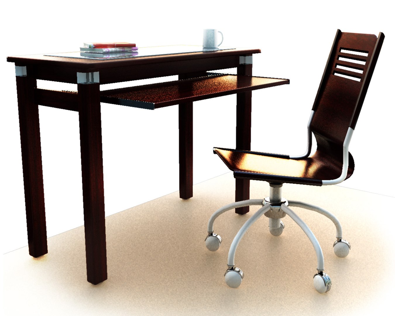 3d Computer Table Set 15