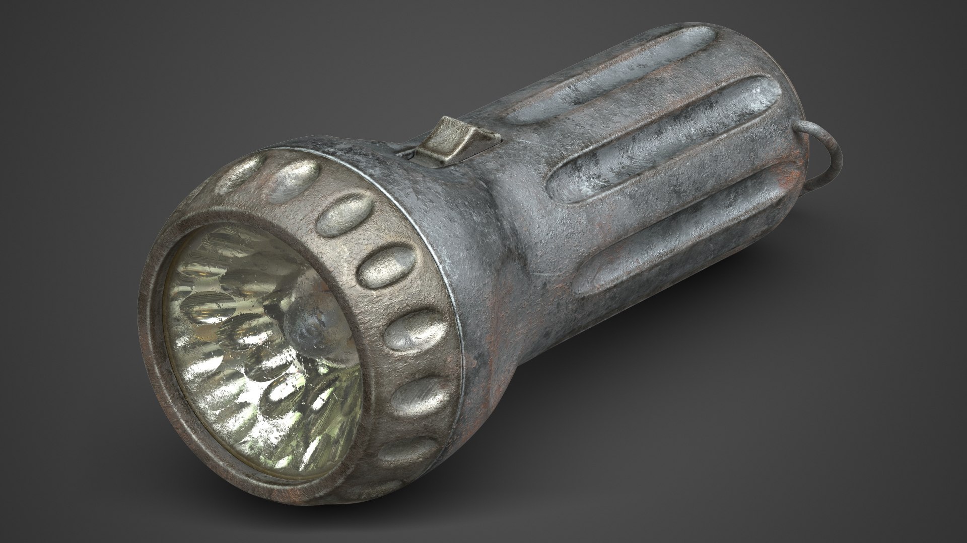 Flashlight old model - TurboSquid 1705340