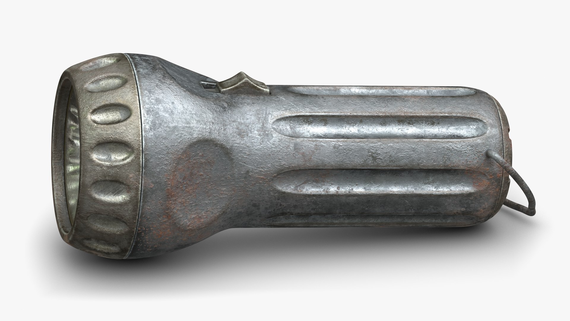 Flashlight Old Model - TurboSquid 1705340