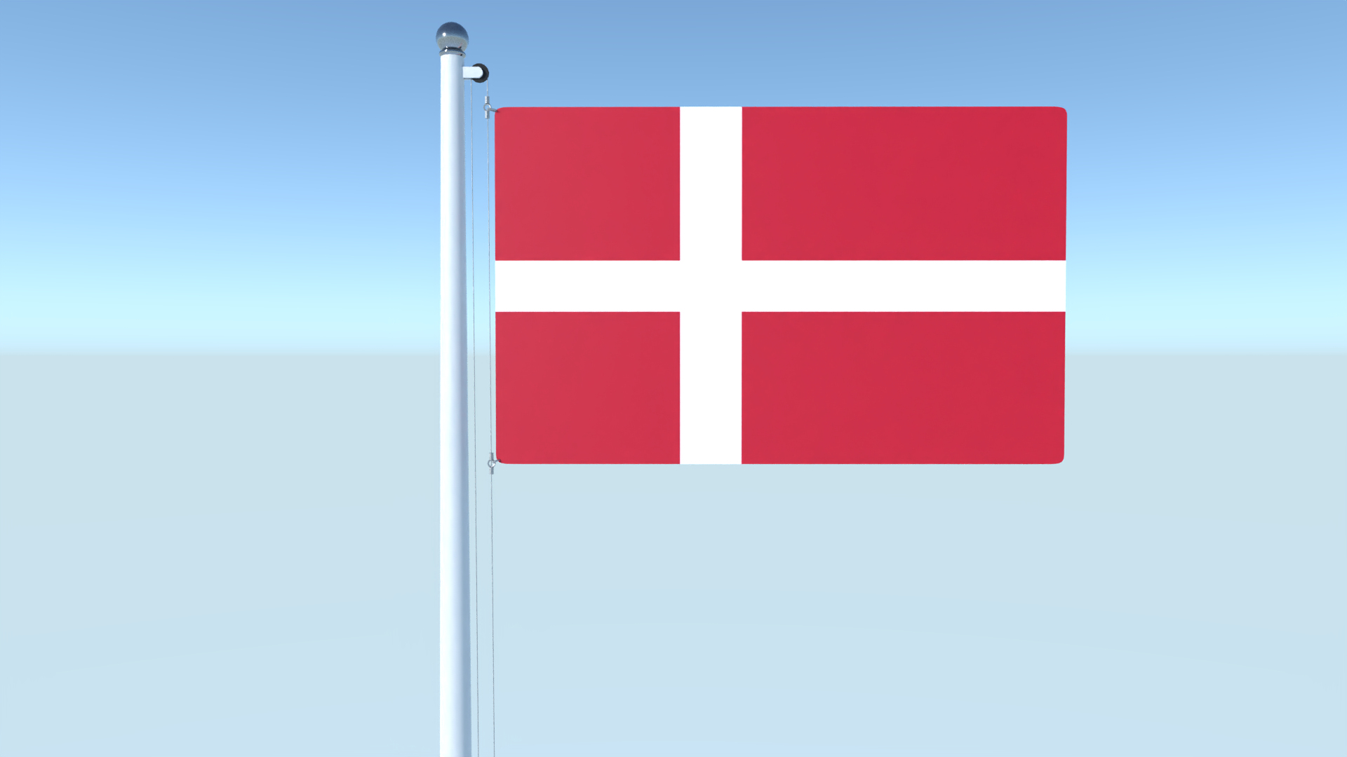 Animated Flag of Denmark 3D - TurboSquid 1736469