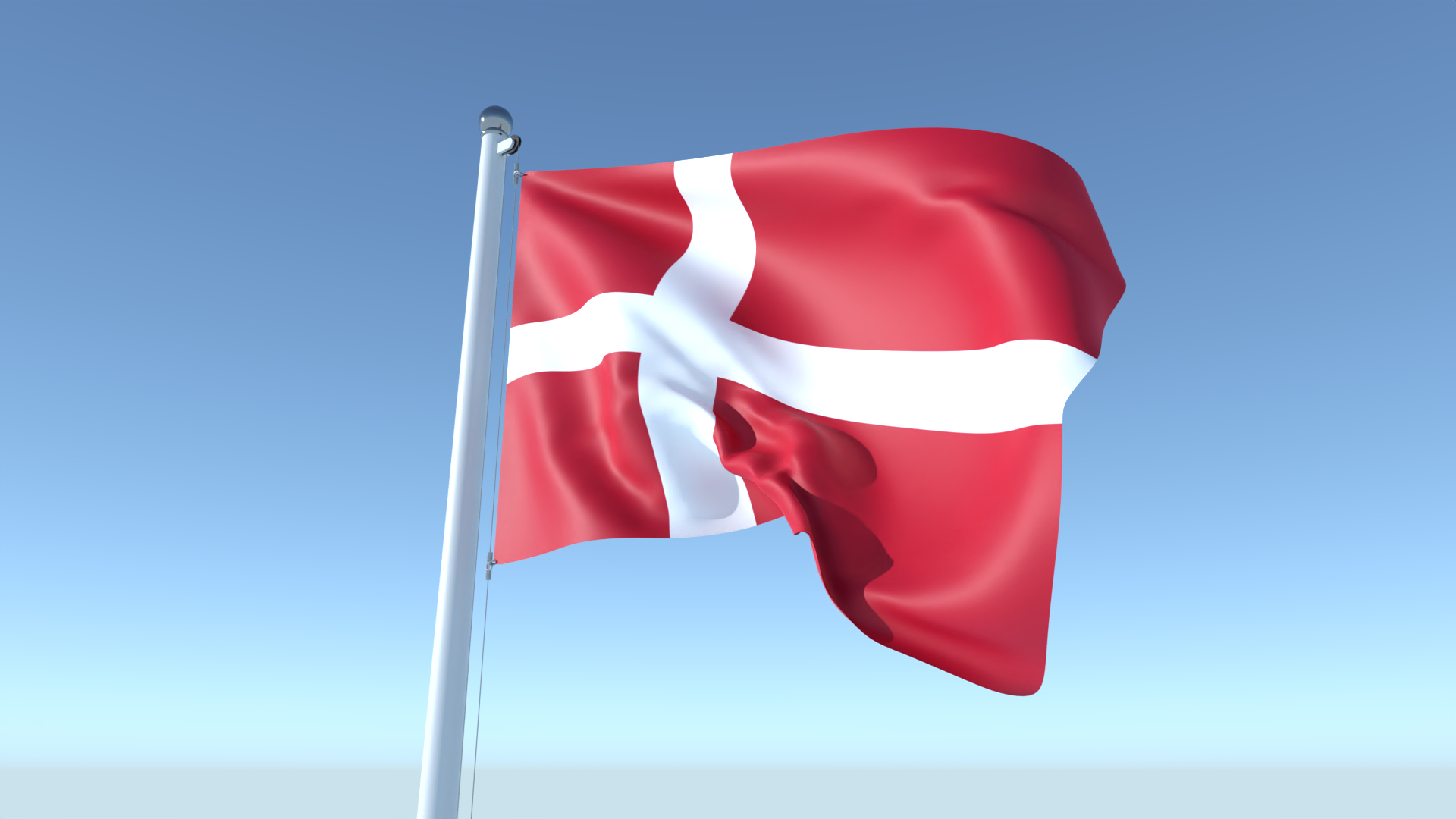 Animated Flag of Denmark 3D - TurboSquid 1736469