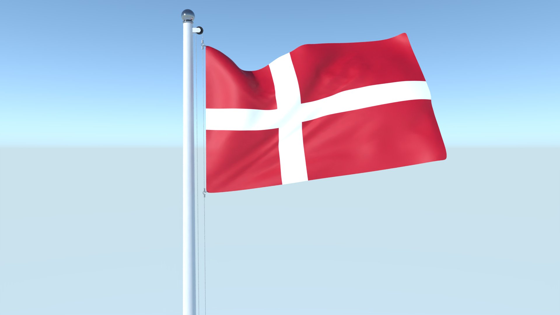 Animated Flag of Denmark 3D - TurboSquid 1736469
