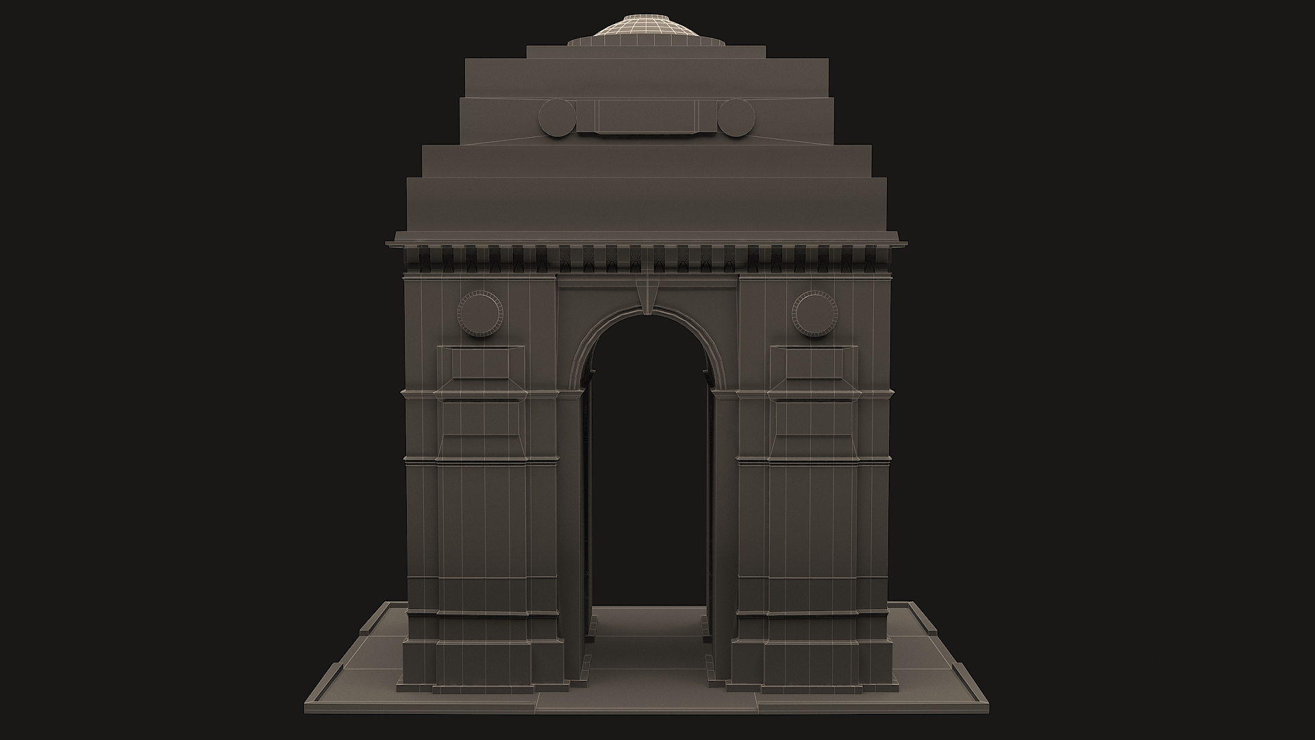 India Gate 3D - TurboSquid 1746205