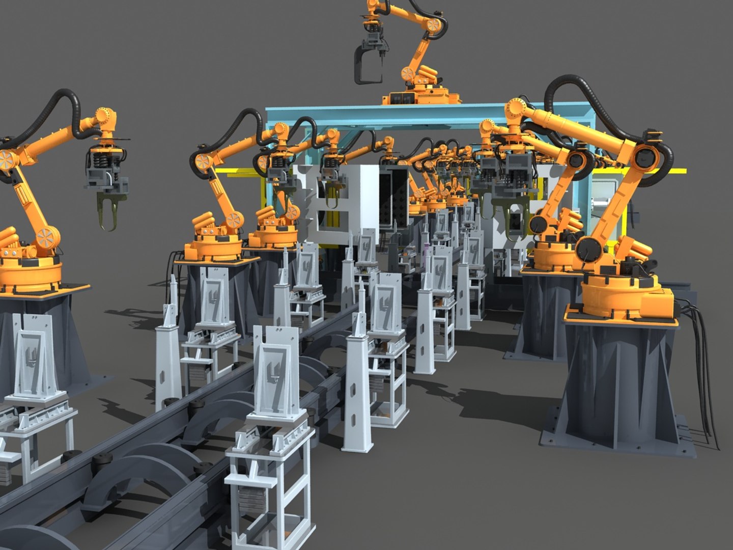 3D Robot Welding Production Model - TurboSquid 1227749