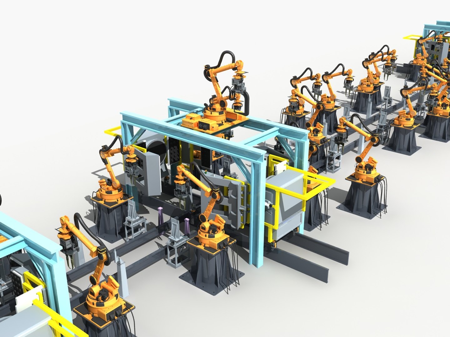 3D Robot Welding Production Model - TurboSquid 1227749