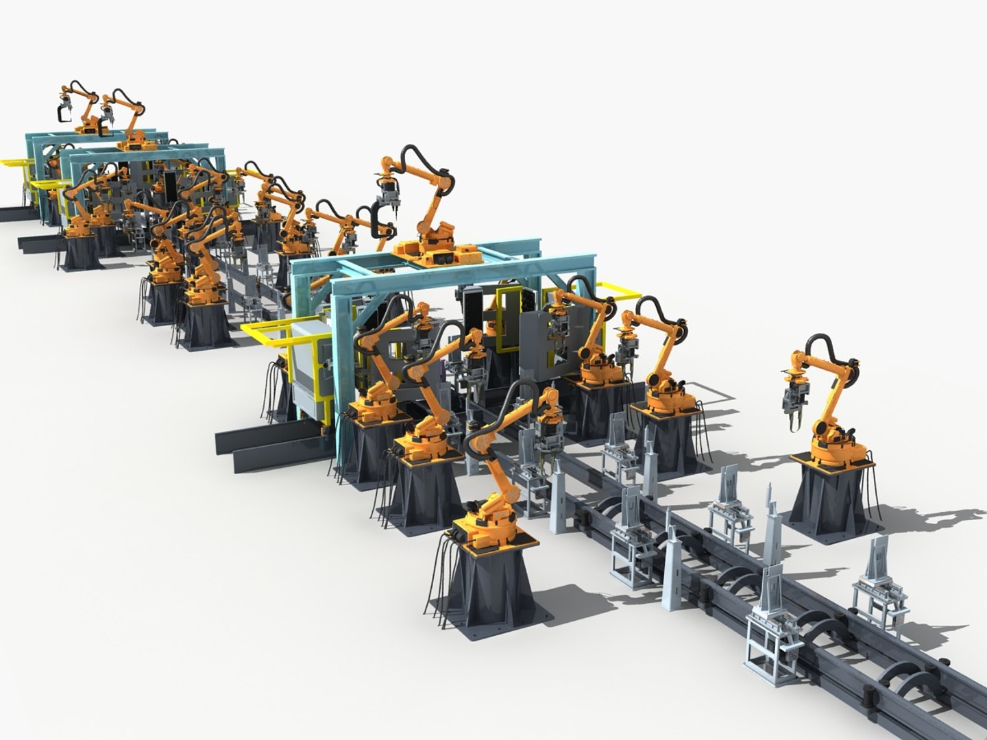 3D Robot Welding Production Model - TurboSquid 1227749