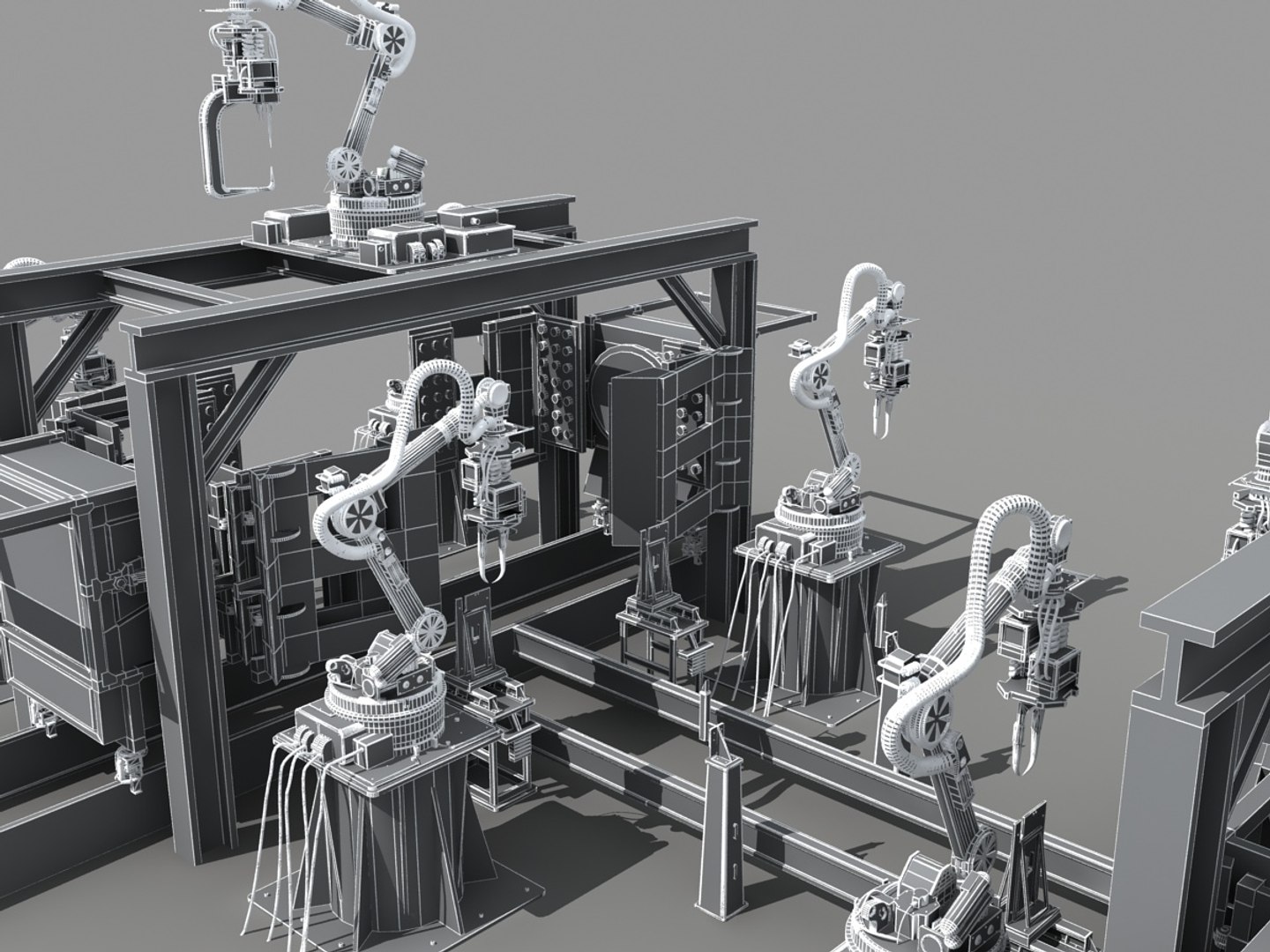 3D Robot Welding Production Model - TurboSquid 1227749