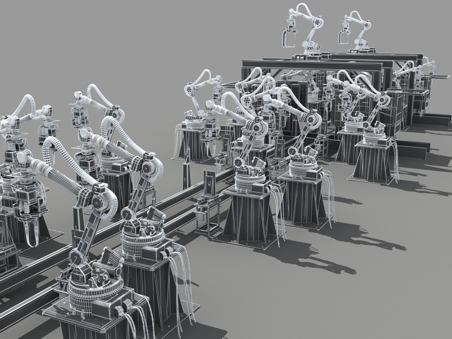 3D Robot Welding Production Model - TurboSquid 1227749