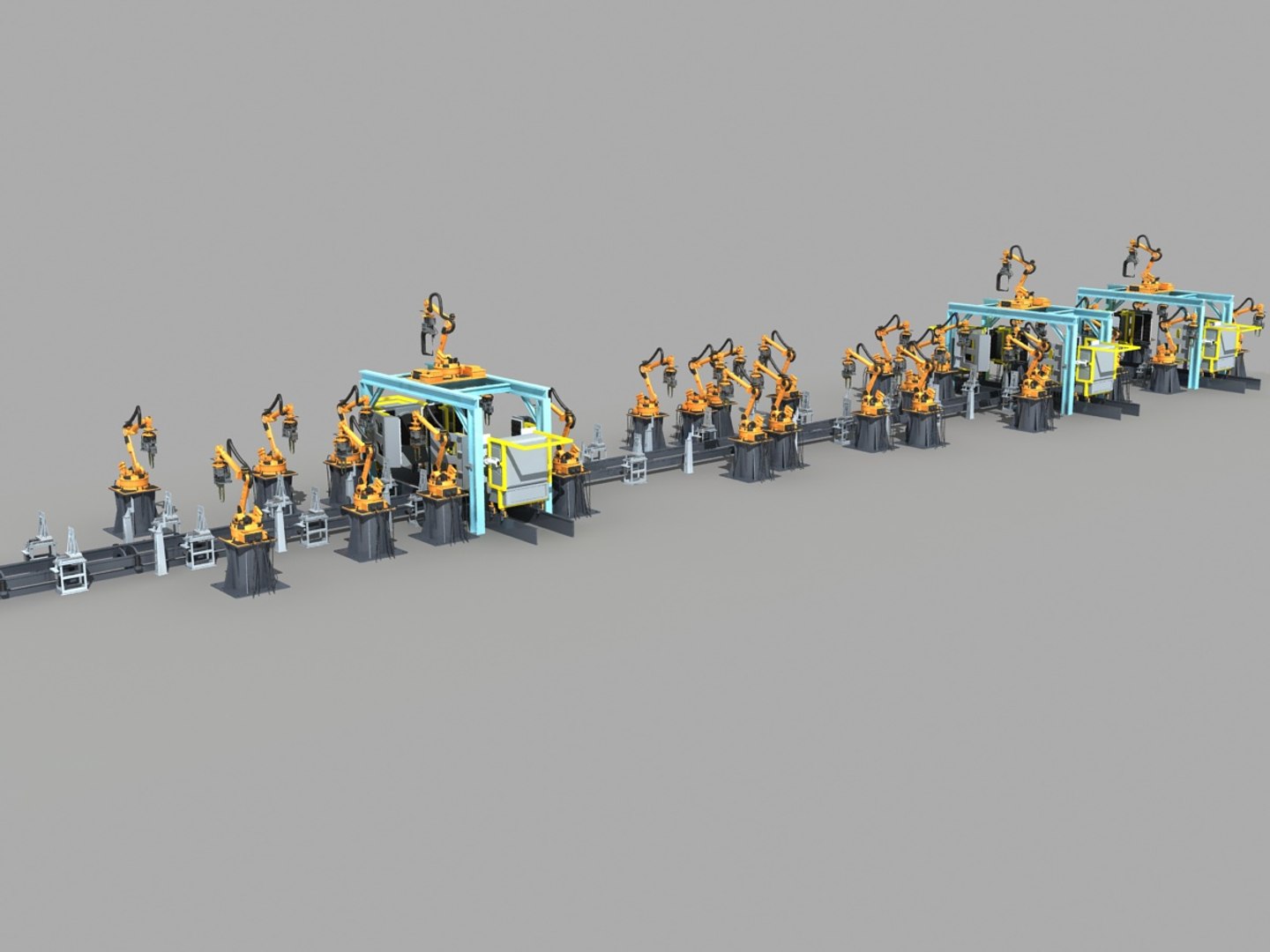 3D Robot Welding Production Model - TurboSquid 1227749