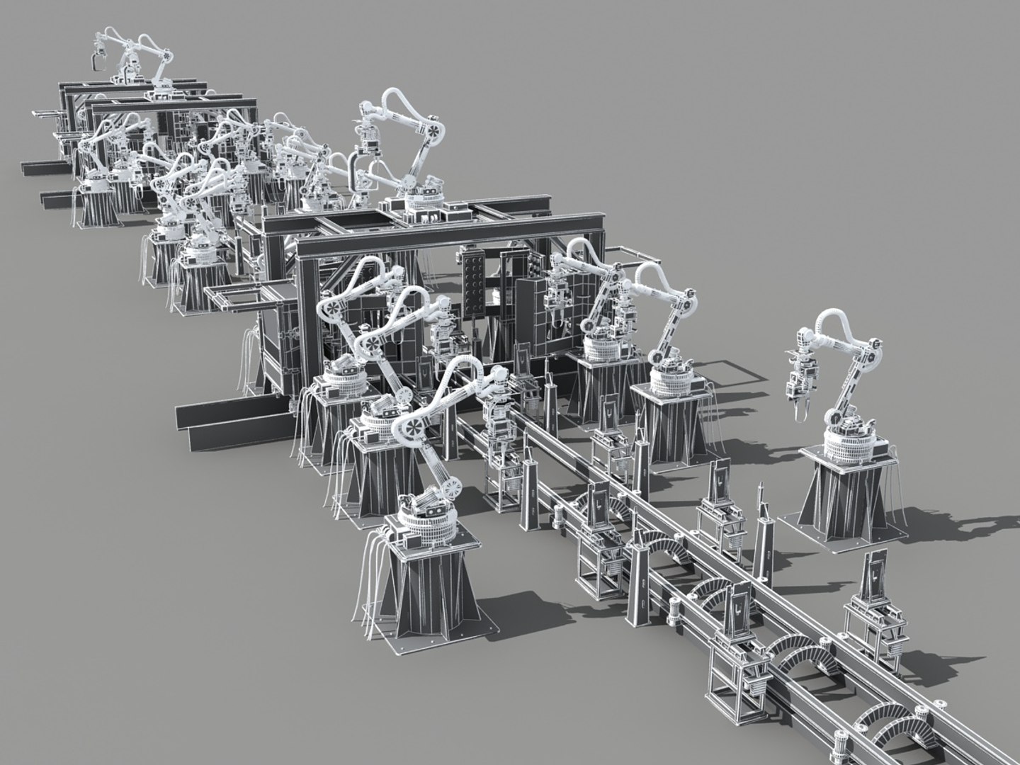 3D Robot Welding Production Model - TurboSquid 1227749
