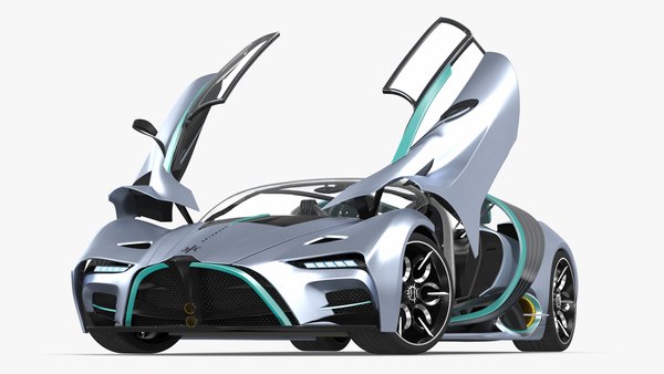 modelo 3d Hypercar Hyperion XP-1 aparejado - TurboSquid 2160861
