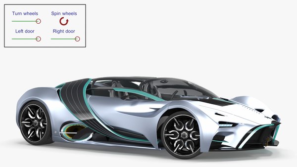 modelo 3d Hypercar Hyperion XP-1 aparejado - TurboSquid 2160861