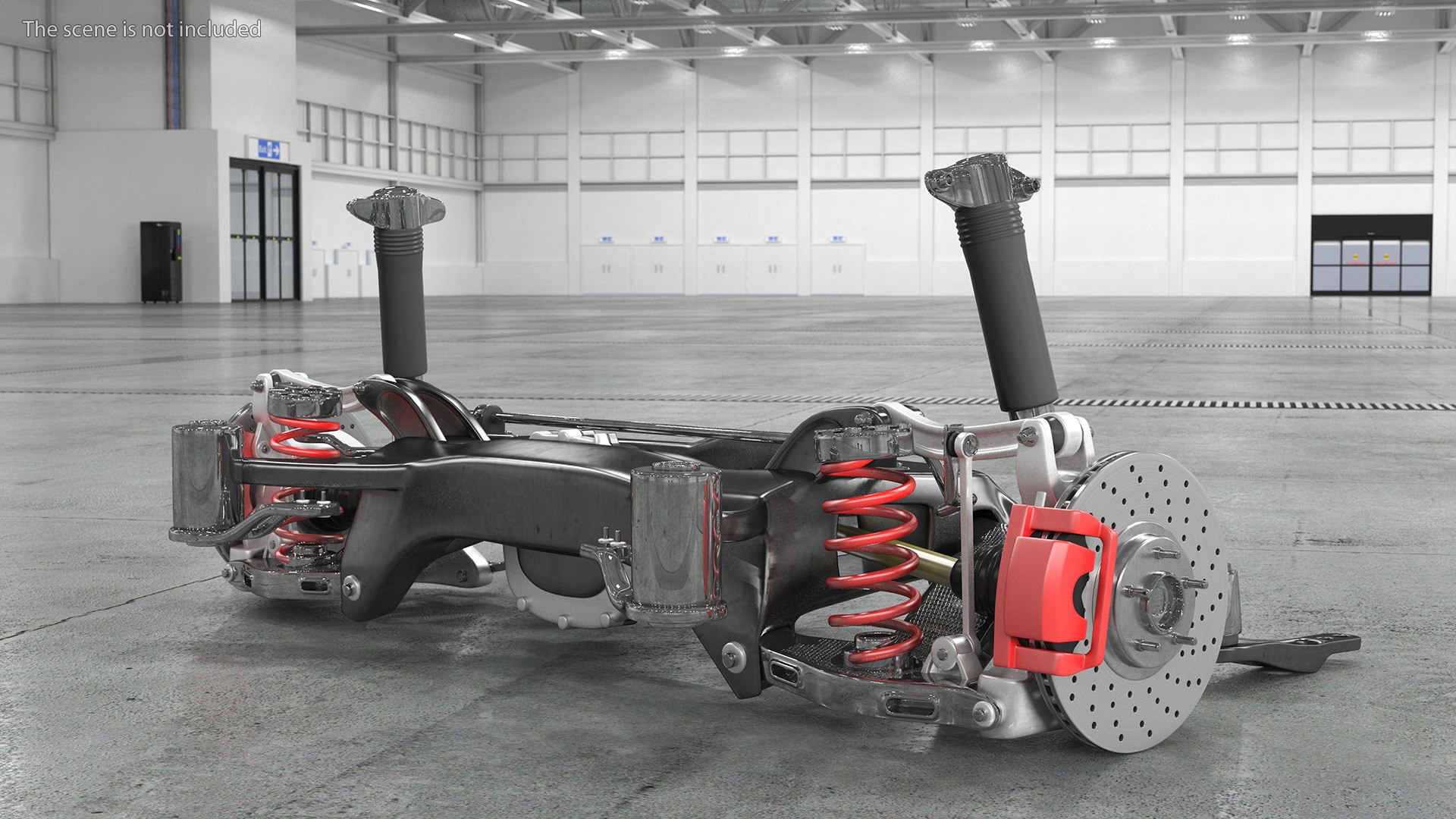 3D Car Front Suspension Assembly Model - TurboSquid 2201843