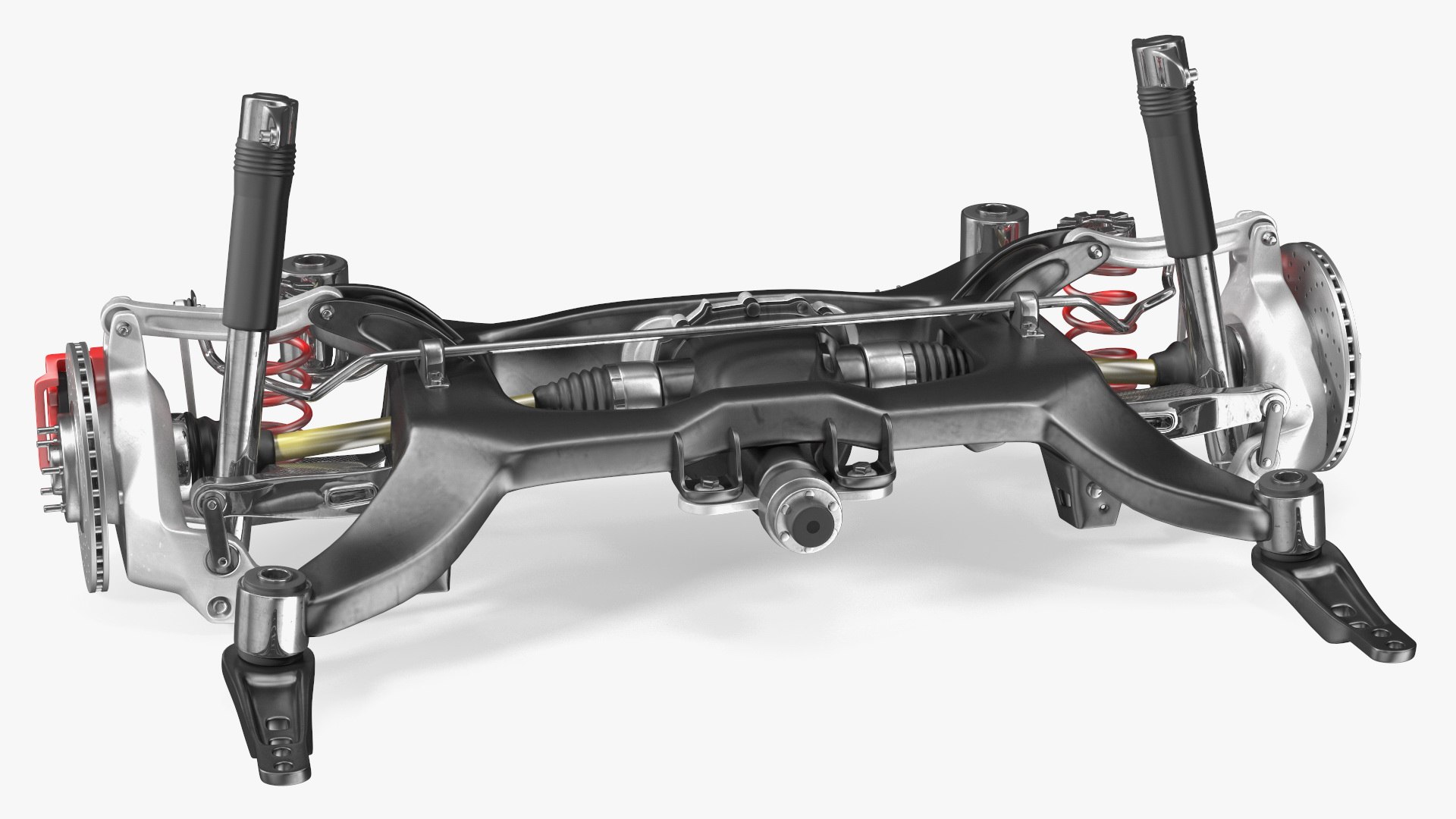 3D Car Front Suspension Assembly Model - TurboSquid 2201843