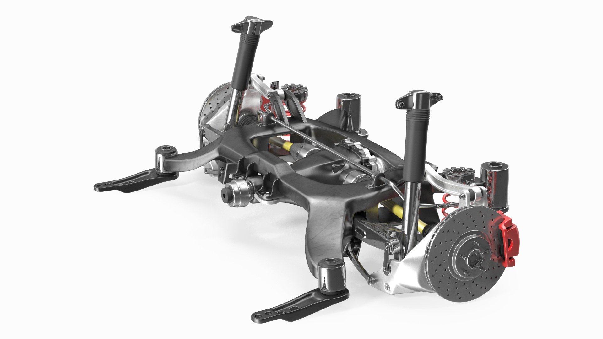 3D Car Front Suspension Assembly Model - TurboSquid 2201843