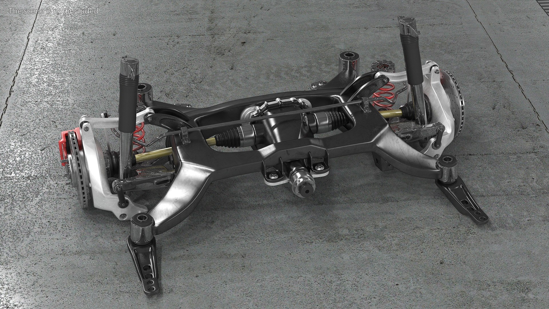 3D Car Front Suspension Assembly Model - TurboSquid 2201843