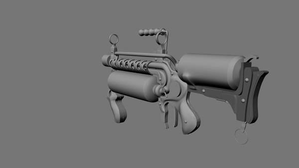 3d gun model